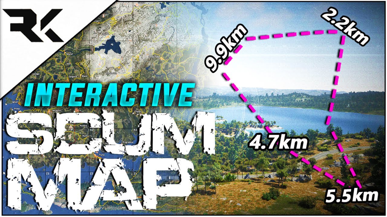 The Best Interactive Scum Map | Developer | Distances | Poi's | Spawn Locations