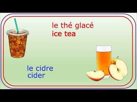 Drinks in French | Learn French Vocabulary - Easy French Lessons