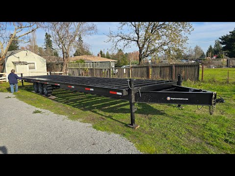 Tiny House Trailer Unstacking And Delivery Day