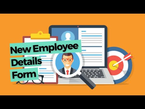 New Employee Details Form