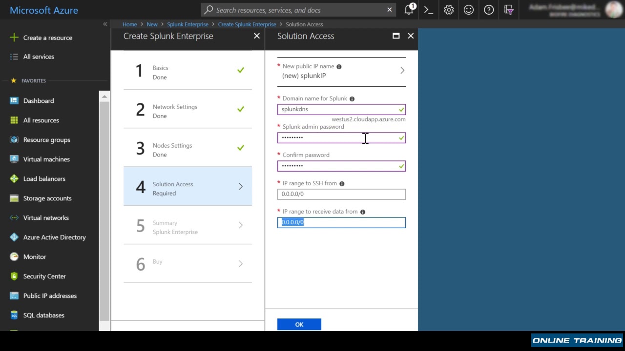 Splunk 7 - Install Splunk on Azure #splunk #Splunk
