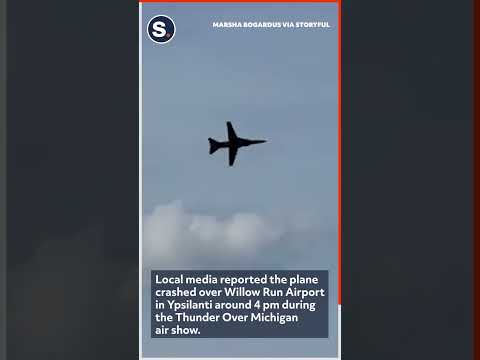 Pilots Eject From Plane Before Fiery Crash at Michigan Airshow