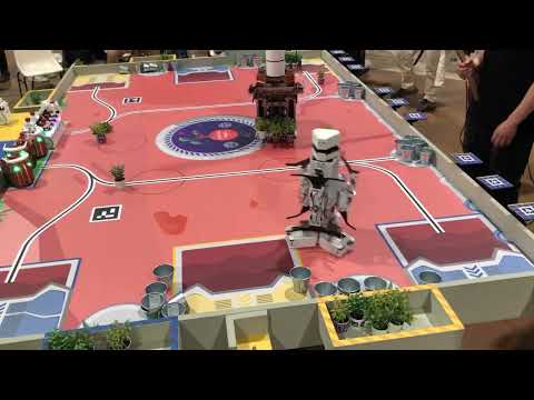 Coupe de France de robotique 2024, match Legends/Junior, TDS Team 72