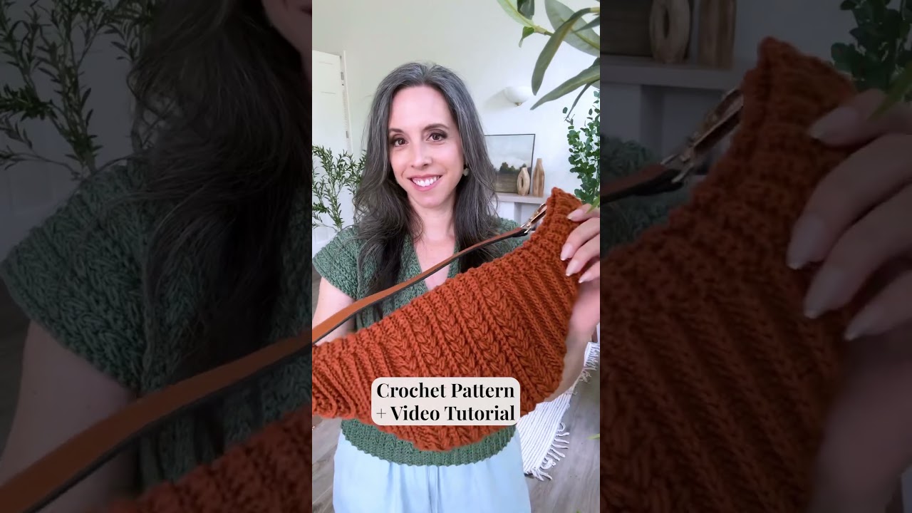 Free Crochet Crossbody Bag Pattern with Video Tutorial
