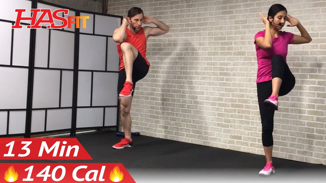 13 Min Standing Ab Workout for Women & Men at Home - Cardio Standing Abs Workout Abdominal Exercises