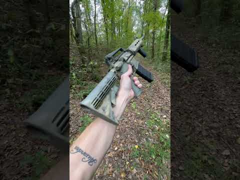 Do iron sights for a SHTF/BUGOUT Rifle make sense in 2023 🤔 #shtf #bugout #ww3 #prepping #m4 #m4a1