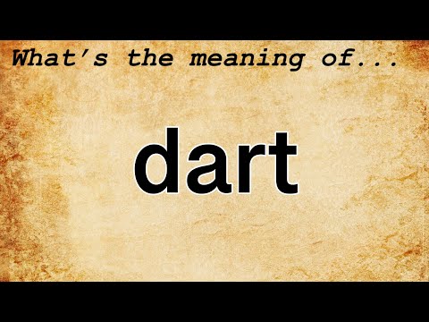 Dart Meaning : Definition of Dart