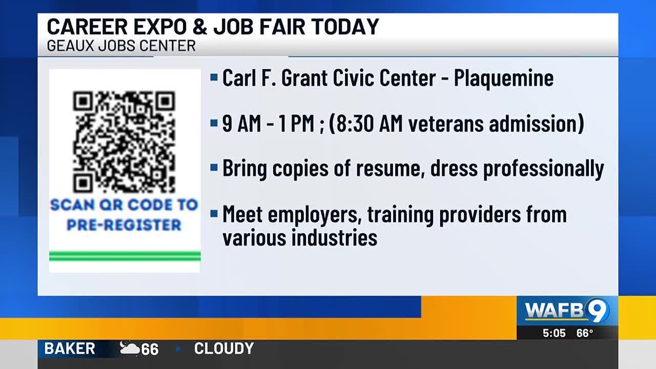 Community invited to career expo and job fair in Plaquemine