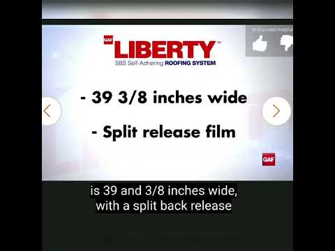 Gaf Liberty Self-Adhering Roofing System