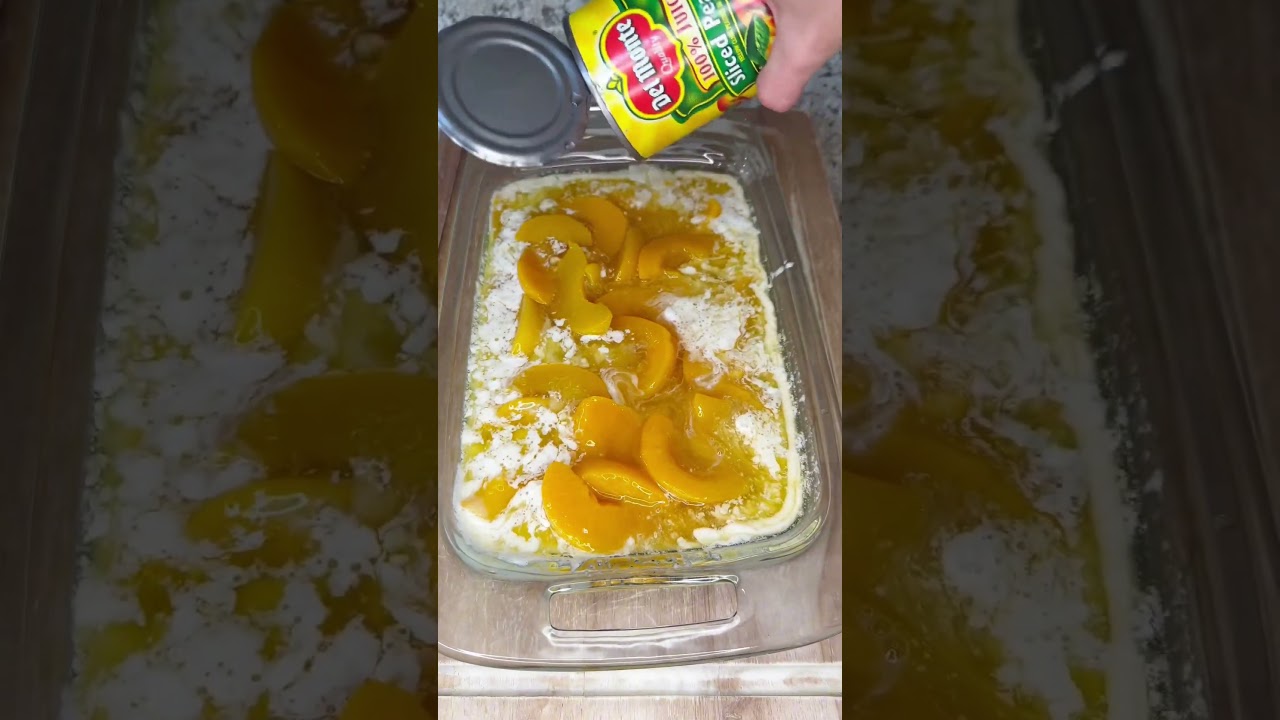 Southern Style Peach Cobbler!! 🍑🍨