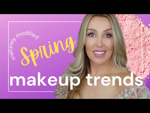 7 Hottest Makeup Trends for Spring 2023 | Maturely Modified #spring #makeup #beautytrends