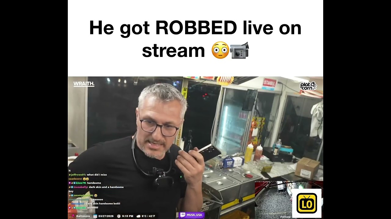 Streamer Robbed LIVE On Camera Viewers Watched Everything 😳