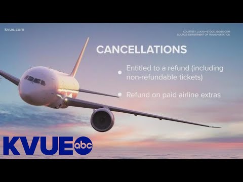 Here is what airlines must do if your flight is canceled | KVUE