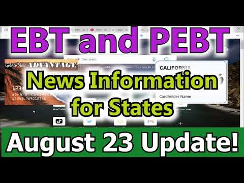 News Information for States! Increase Apply PEBT EBT Card $375 Food Stamps August 23 SNAP WIC UI PUA