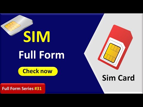SIM Full Form | Full Name Of Sim Card | #Shorts