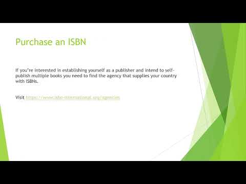 What is an ISBN and where you can find one free