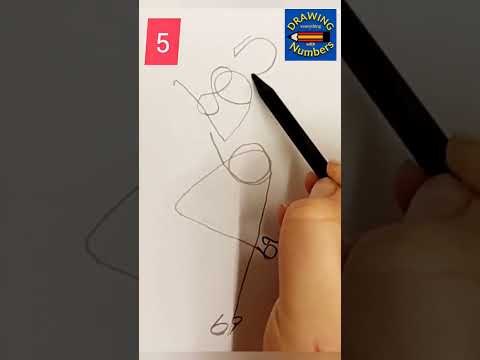draw dancing woman silhouette: easy drawing #shorts #drawing #silhouette