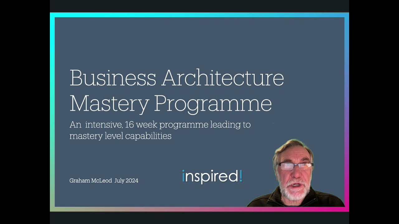 Business Architecture Mastery Programme by Inspired.org