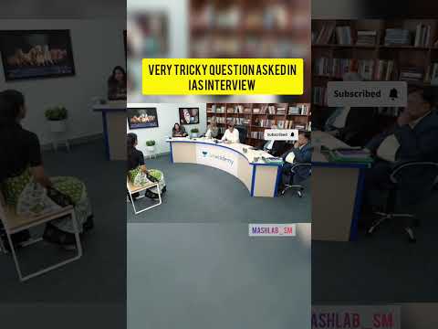 Tricky Question Asked In Ias Interview#IASInterview #IASQuestions#UPSC#CivilServices#shorts#youtube