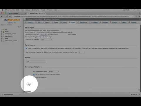 54. How to restore a Drupal site's database from a backup with phpMyAdmin