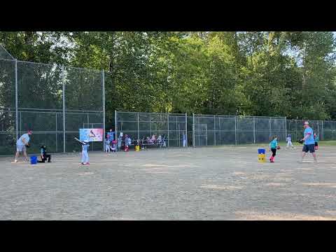 FinleyAnn’s first time pitching in Softball