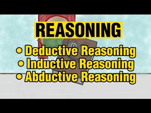 Three Types of Reasoning || Deductive Reasoning | Inductive Reasoning | Abductive Reasoning