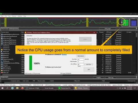 Demo of Process Lasso's CPU Limiter - https://bitsum.com - (newer video now available)