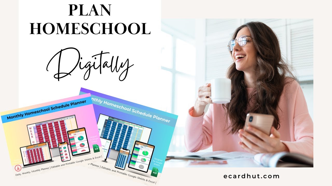 Digital Homeschool Planner 2025 Google Sheets Calendar Tutorial