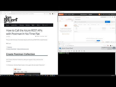 Azure REST APIs with Postman (2019)