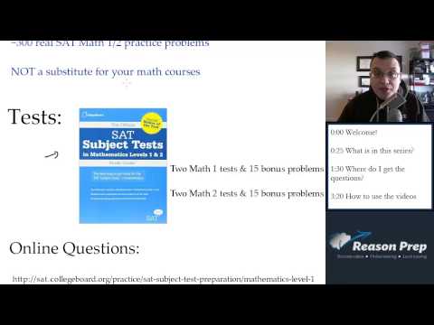 #1 - Intro, SAT Math Subject Test 1 & 2 Review