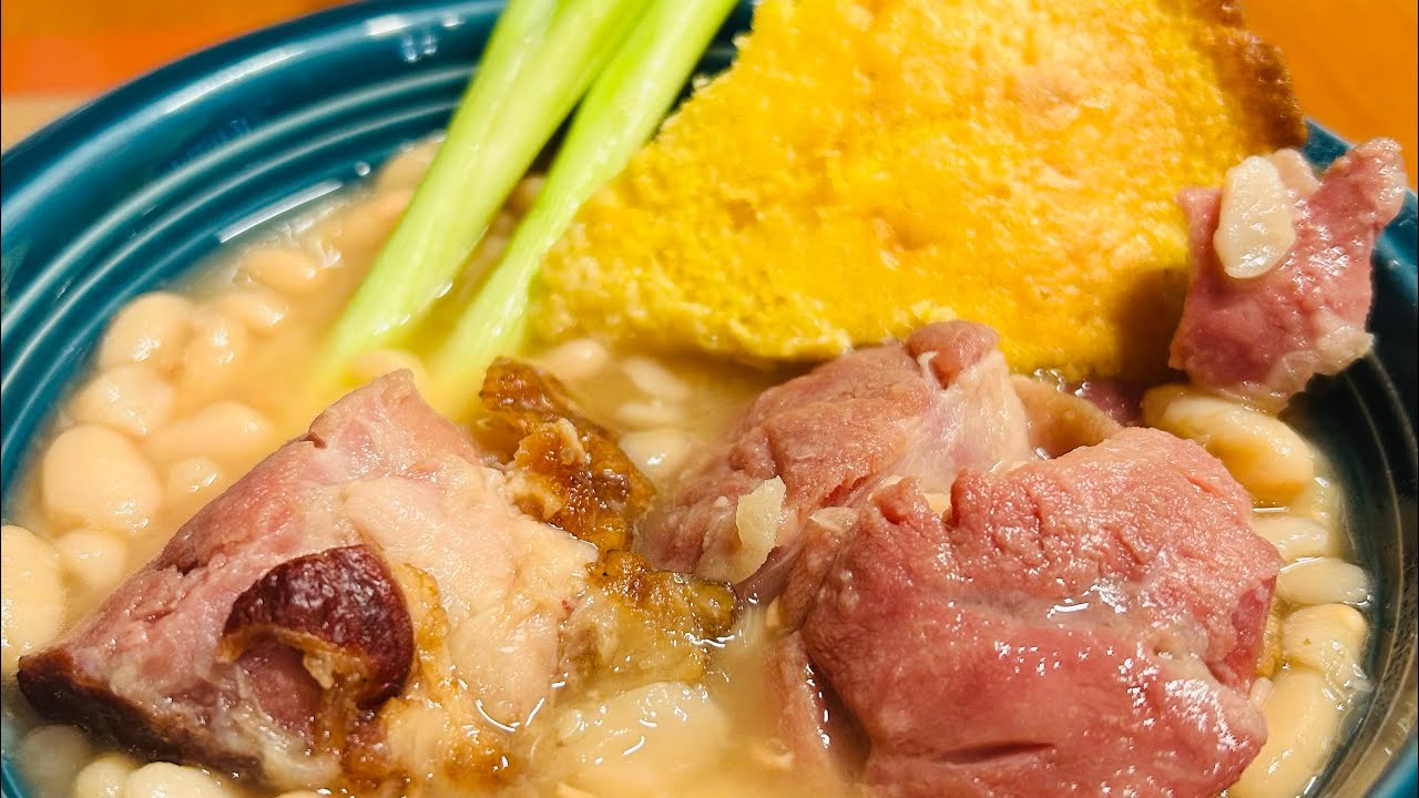 Ham Hocks with Beans n Cornbread 