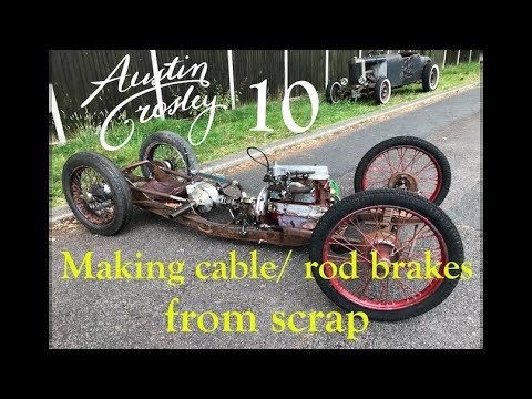 the Austin/Crosley a single seater, prewar race car project, part ten.. 'brakes'