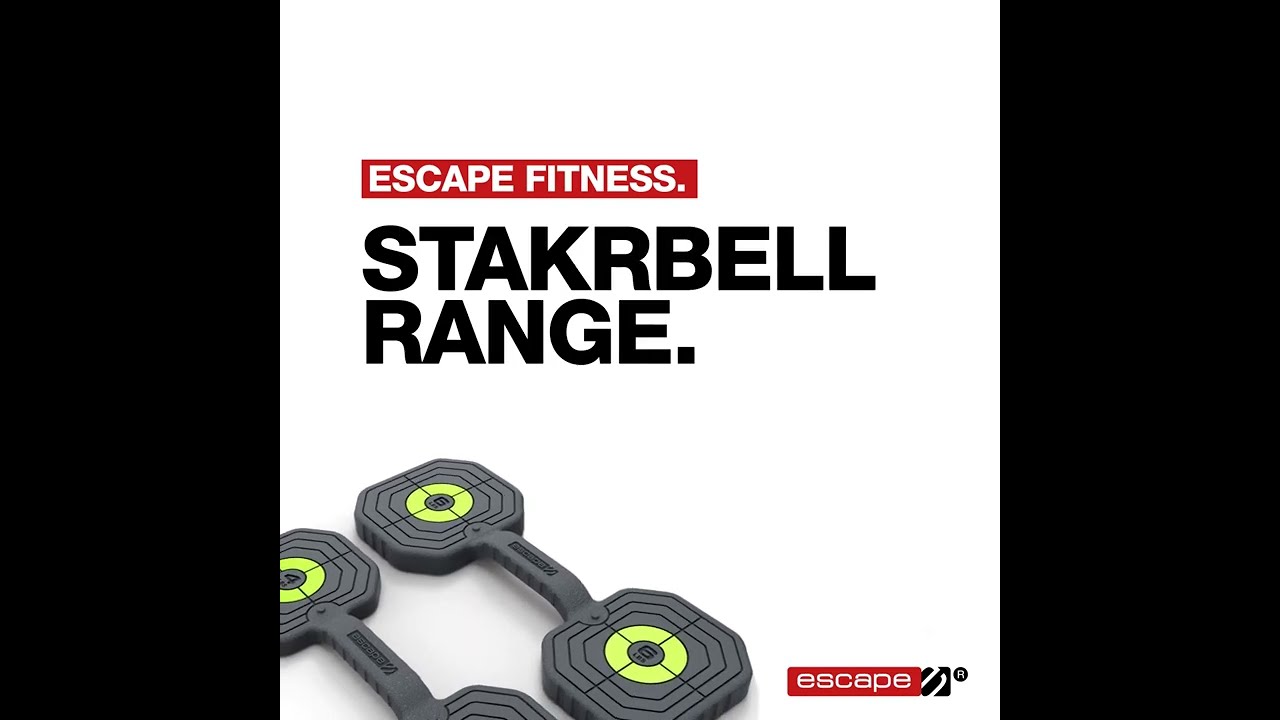 Introducing the STAKRBELL, the light weight dumbbell made to be stacked.