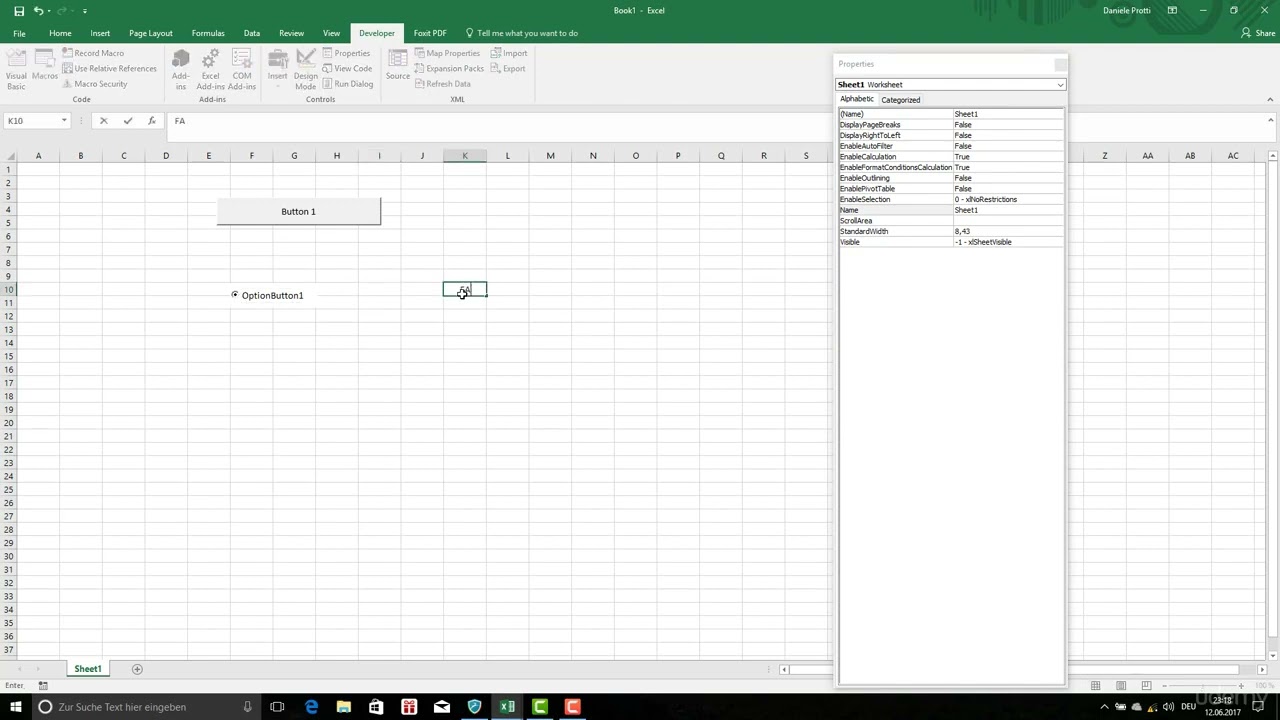 Form Controls and ActiveX Controls