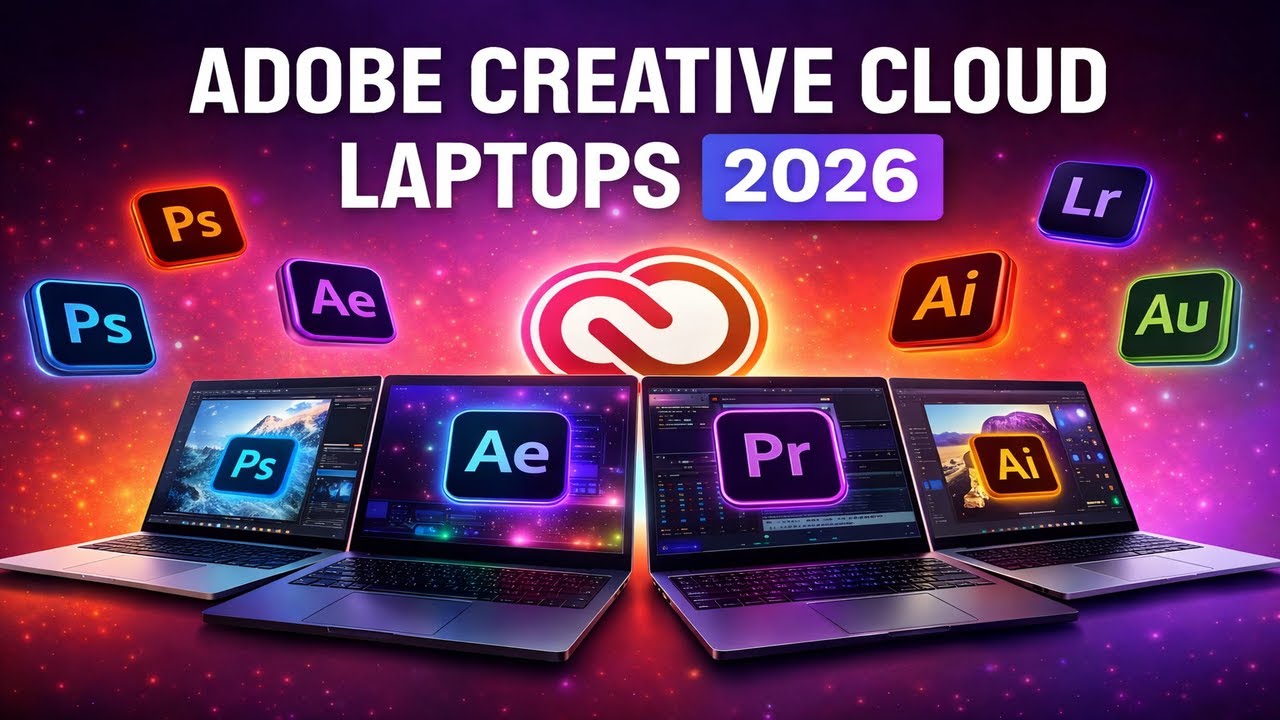 Best Laptop for Adobe Creative Cloud in 2026 🎨| 🔥  Top 7 Picks for Creators