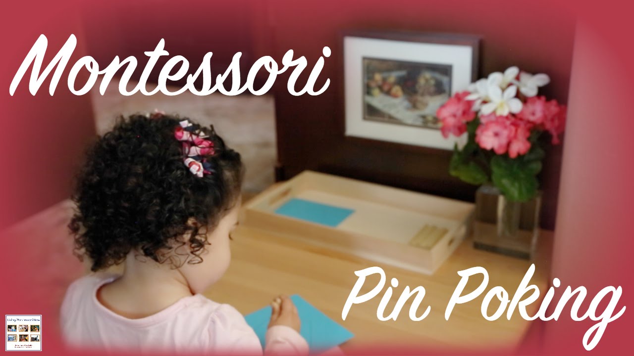 Montessori Pin Poking to Develop Concentration, Coordination, and Pincer Grip
