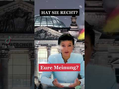Sahra Wagenknecht - Die Gefährlichste Partei Deutschlands! Die Grünen - Eure Meinung? WTF / OMG