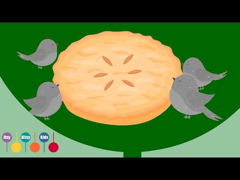Sing A Song of Sixpence - Nursery Rhyme | ItsyBitsyKids (With Lyrics) - ItsyBitsyKids