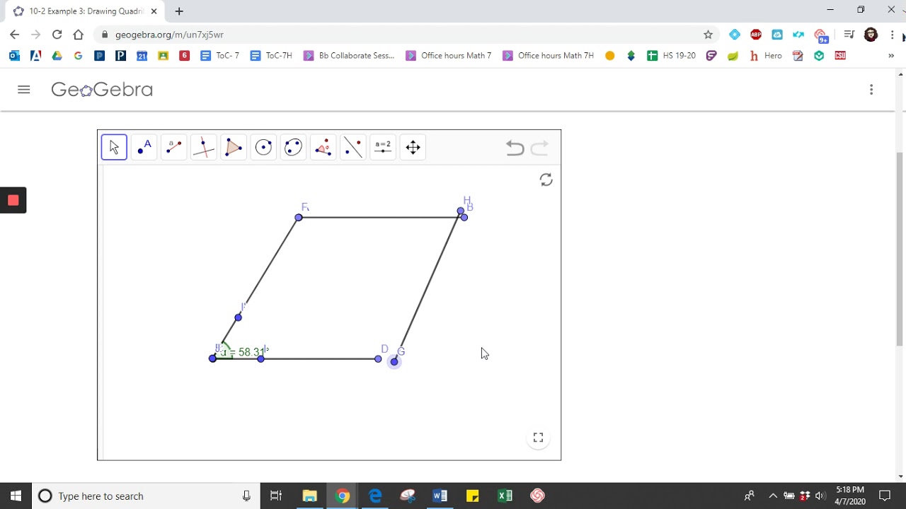 10 2 Example 3 Geogebra
