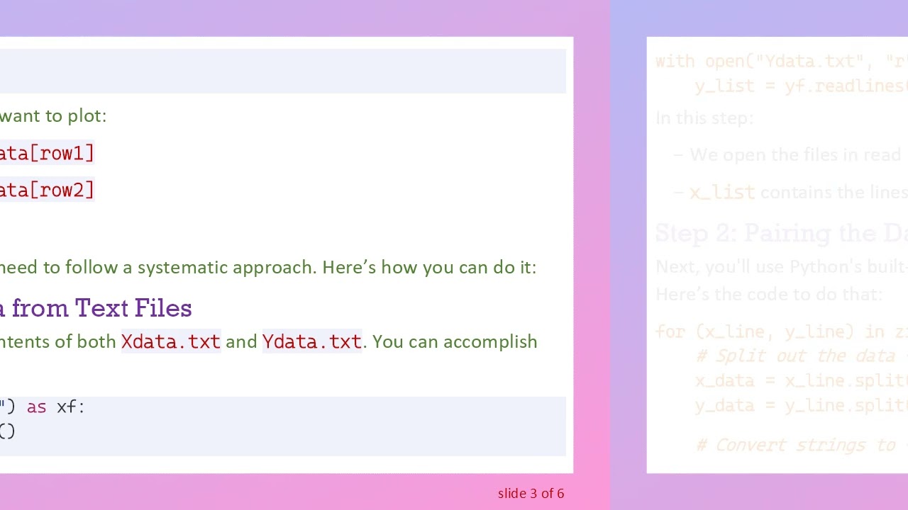 How to Plot Data from Multiple Text Files Using Python