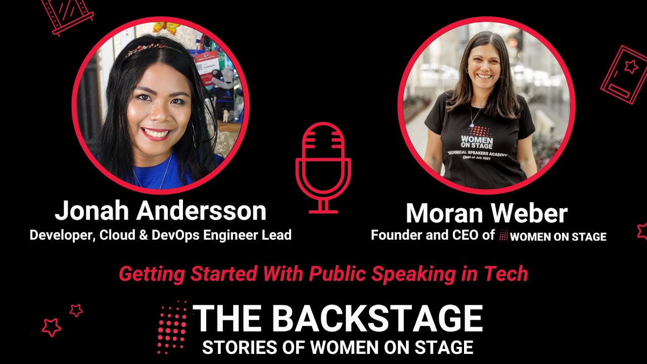 Getting Started With Public Speaking in Tech - Jonah Andersson