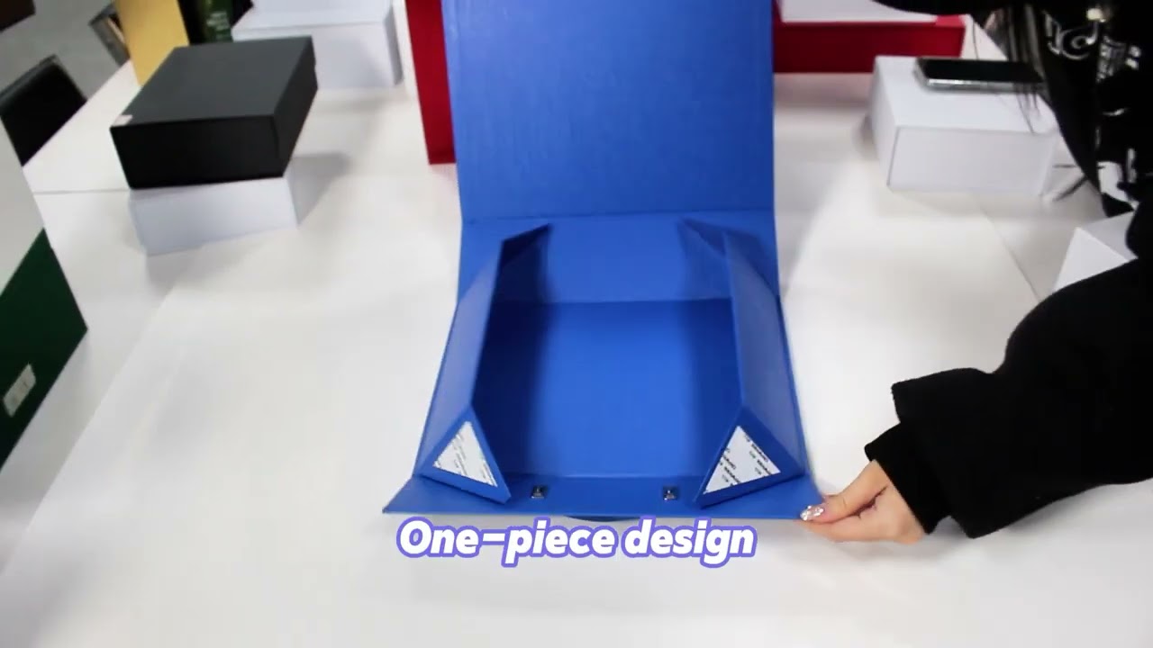 💙Gift Ideas Custom Box Reusable Magnetic Closure Folding Packaging Gift Boxes With Handle #giftbox