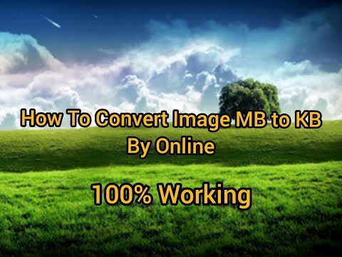 How To Convert Image MB to KB by online in Hindi