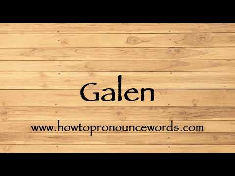 How To Pronounce Galen ? How To say Galen New Video