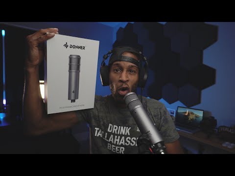 DONNER PO-8 Broadcast XLR Mic | Dynamic enough for your Podcast?!