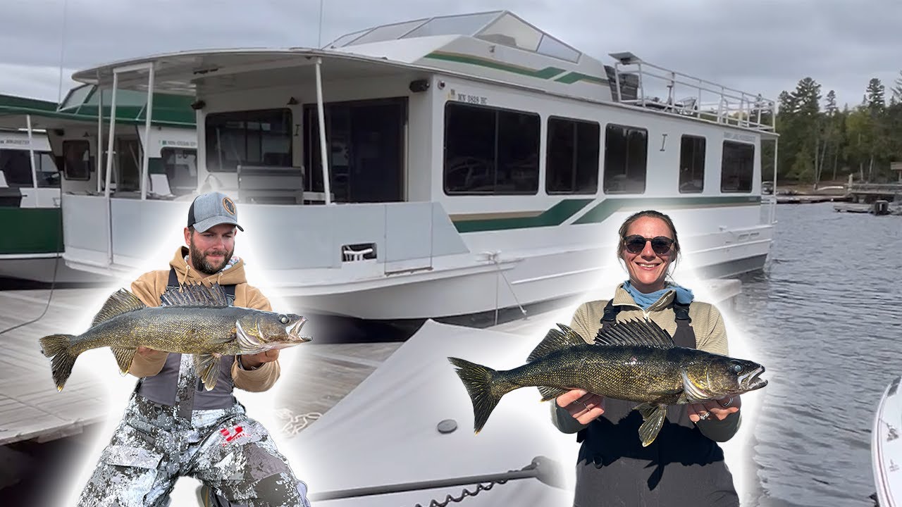 Houseboat Fishing Trip of a Lifetime on Rainy Lake!