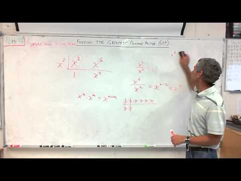 7th Grade - Finding The GCF 11/14/12
