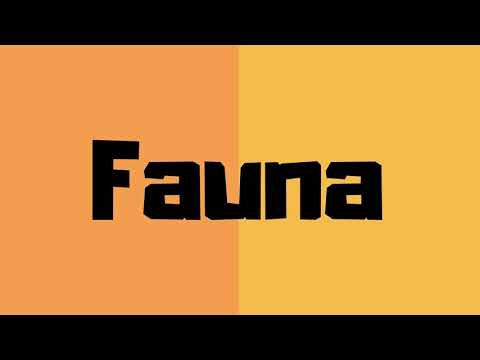 How to pronounce fauna? fauna pronunciation
