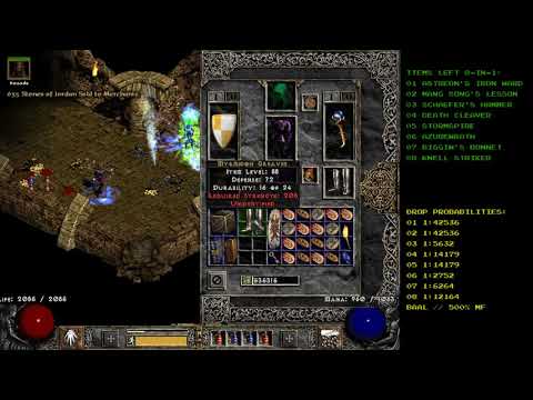 Diablo 2 - Shadow Dancer Drop - Holy Grail (Single Player / Plugy)
