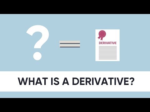 What is a derivative?